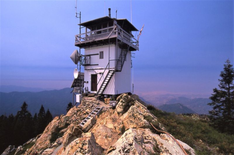 The Jordan Peak Lookout Burned - Yore Sequoia
